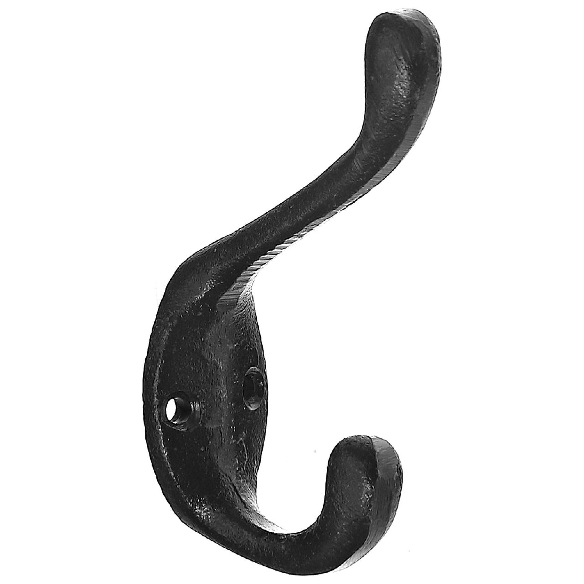 Maison Concepts Double Iron Hook Black - Set of 3 (1L X 2W X 3.5H ...
