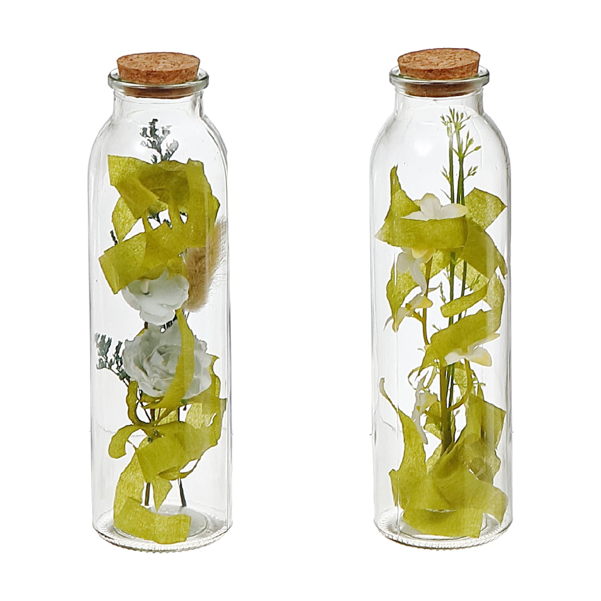 Maison Concepts Dried Floral Arrangement In Glass Tube Asstd - Set of 2 ...