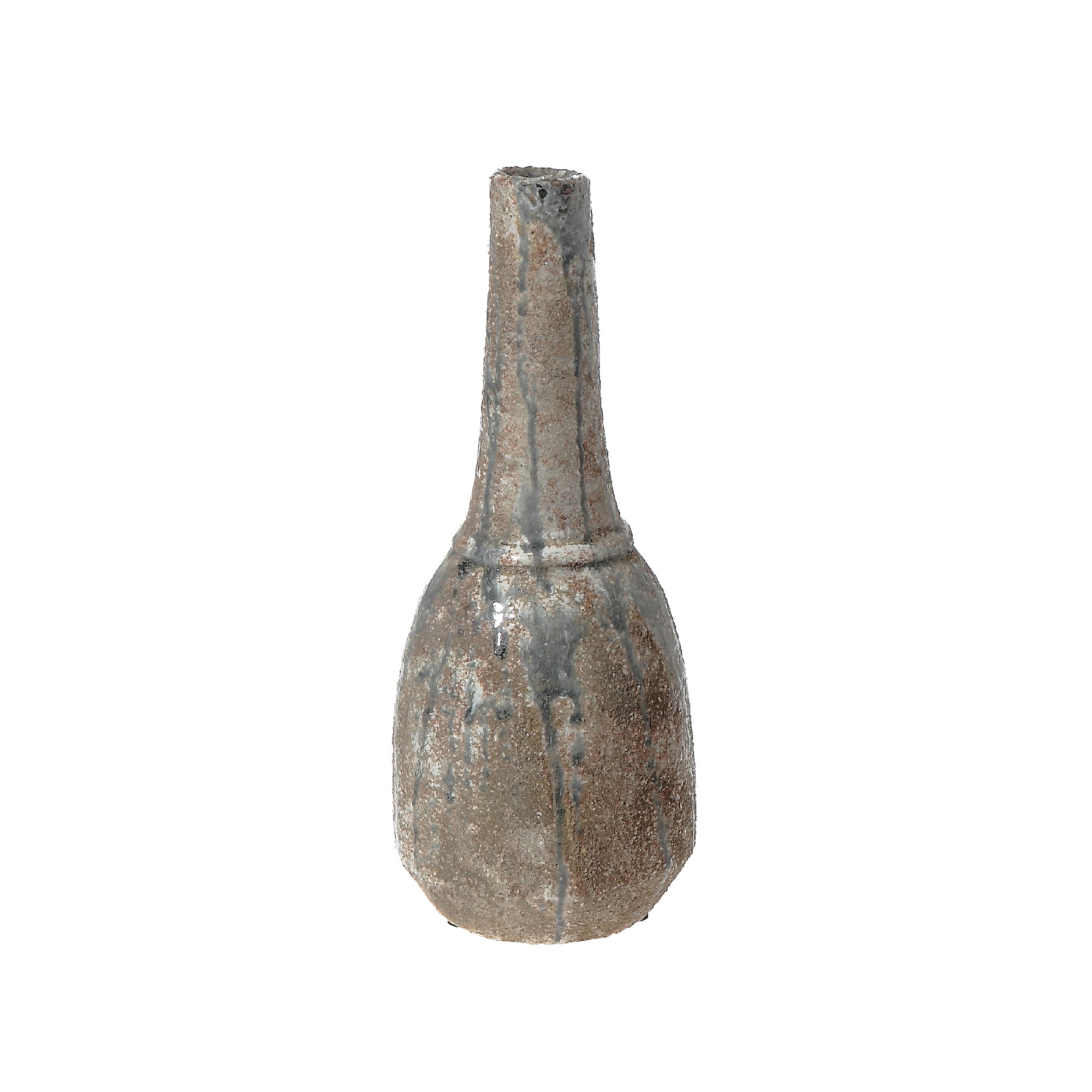 Maison Concepts Elden Ceramic Bottleneck Vase (5.5 L X 5.5 W X 14 H ...