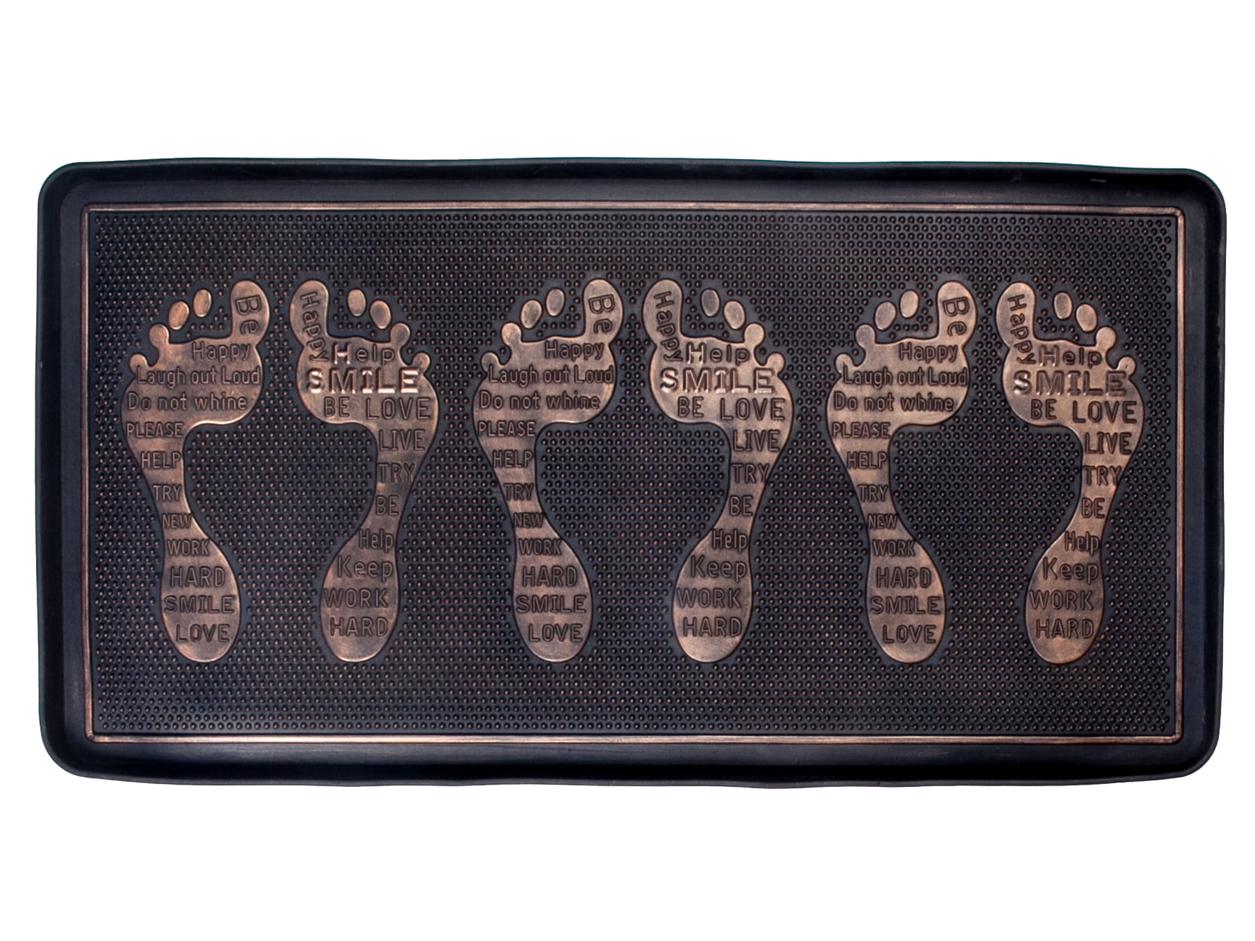 Maison Concepts Footprints - Rubber Boot Tray (3 L X 4 W X 19 H ...