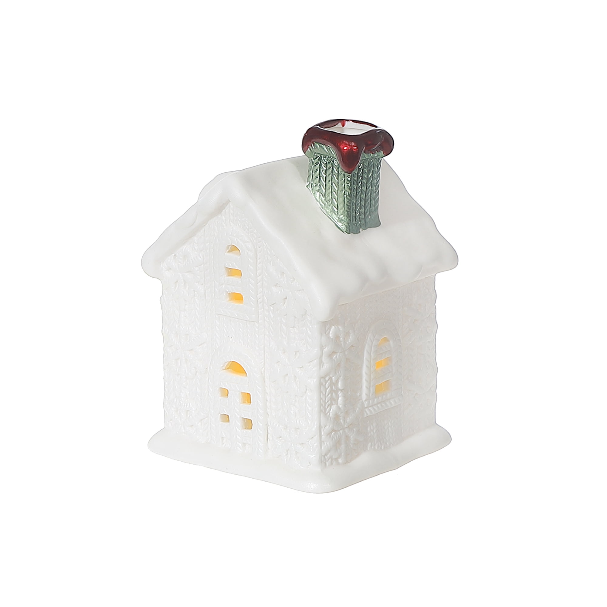Maison Concepts Light Décor Led Ceramic Single House - 3.35 L x 3.35 W ...