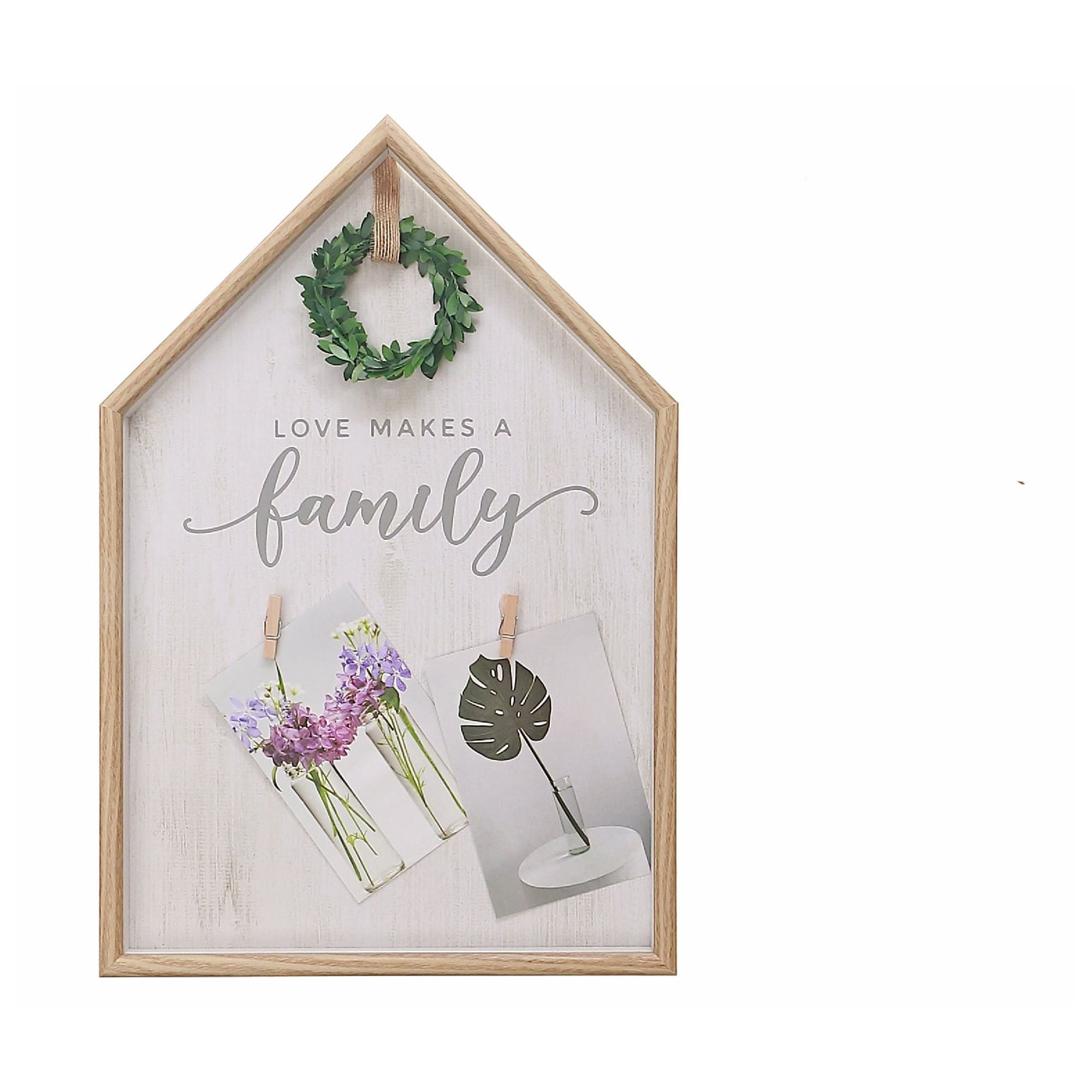 Maison Concepts MDF Collage Clip Frame With Faux Plants (Multi) 12.48 ...