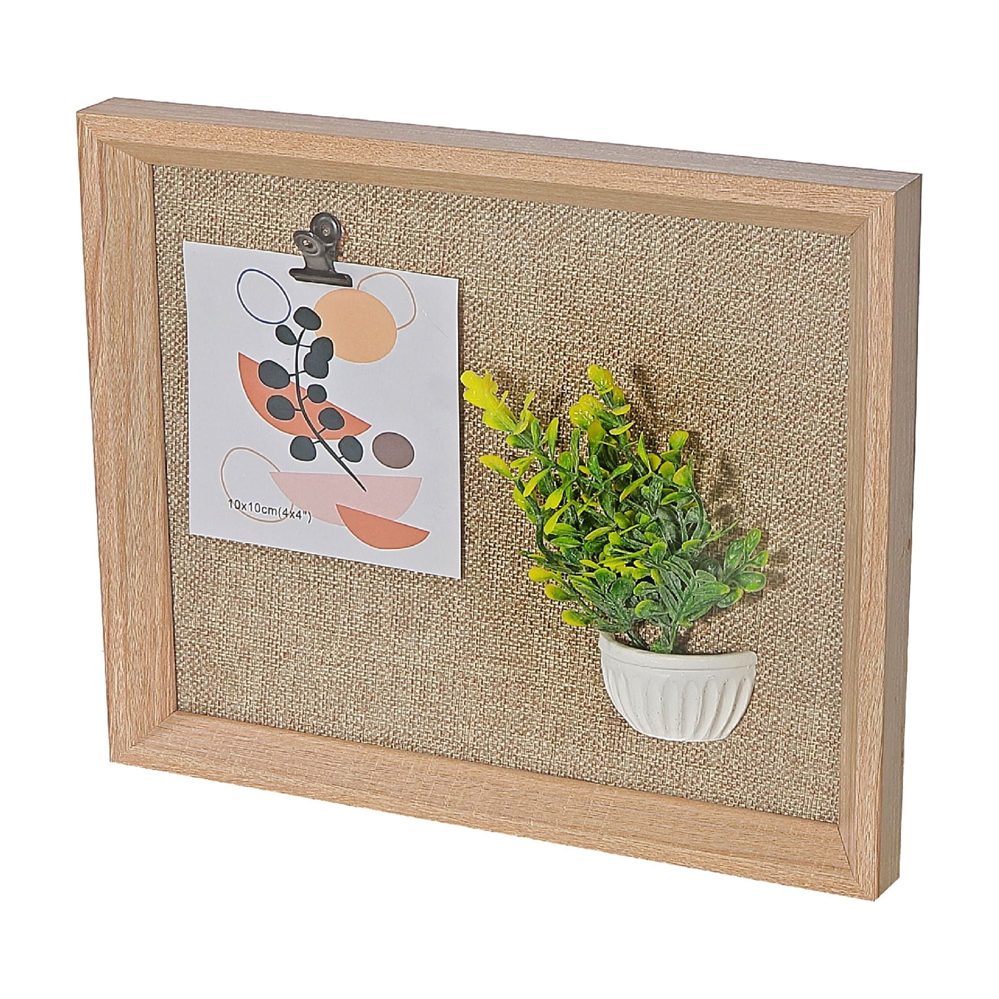 Maison Concepts MDF Collage Clip Frame With Faux Plants (Taupe) 10.87 ...