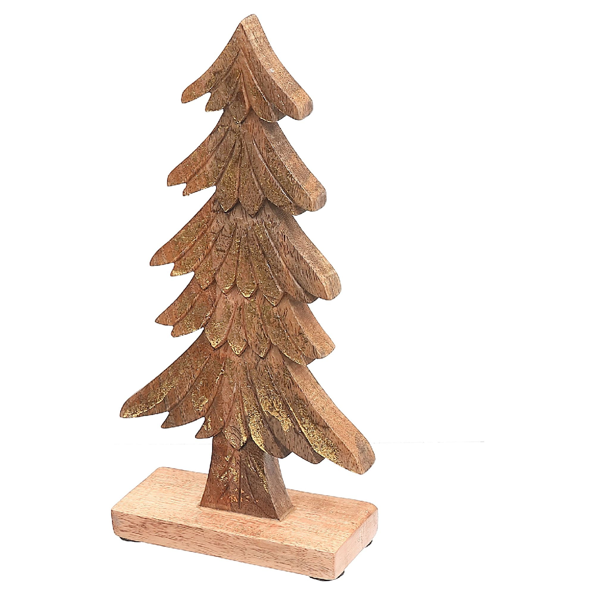 Maison Concepts Mango Wood Carved Tree Stand Burnt (6L X 2W X 13H ...