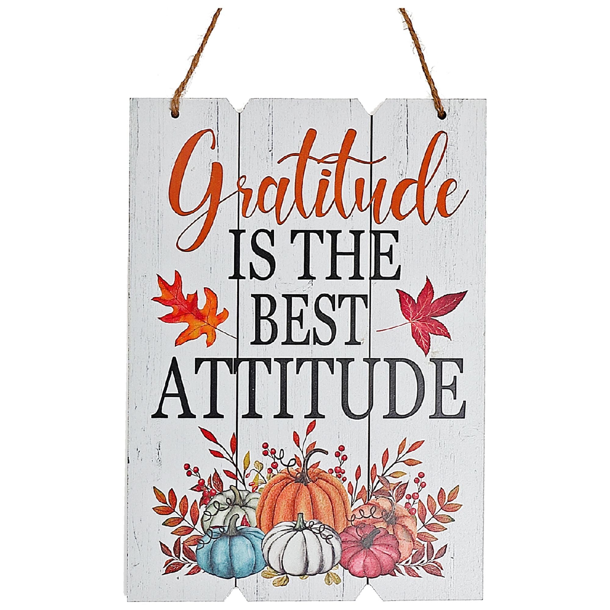 Maison Concepts Mdf Hanging Sign (Gratitude Is The Best Attitude) (8 ...
