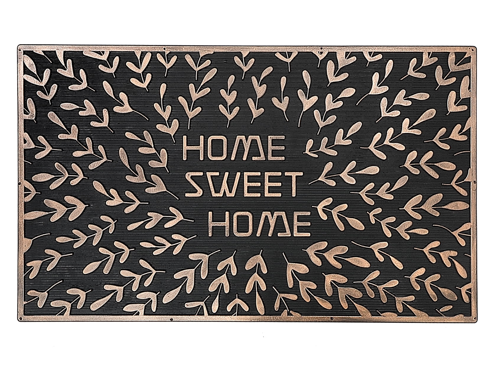 Maison Concepts Rubber Mat Home Sweet Home Leaves (18 L X 30 W X 2 H ...