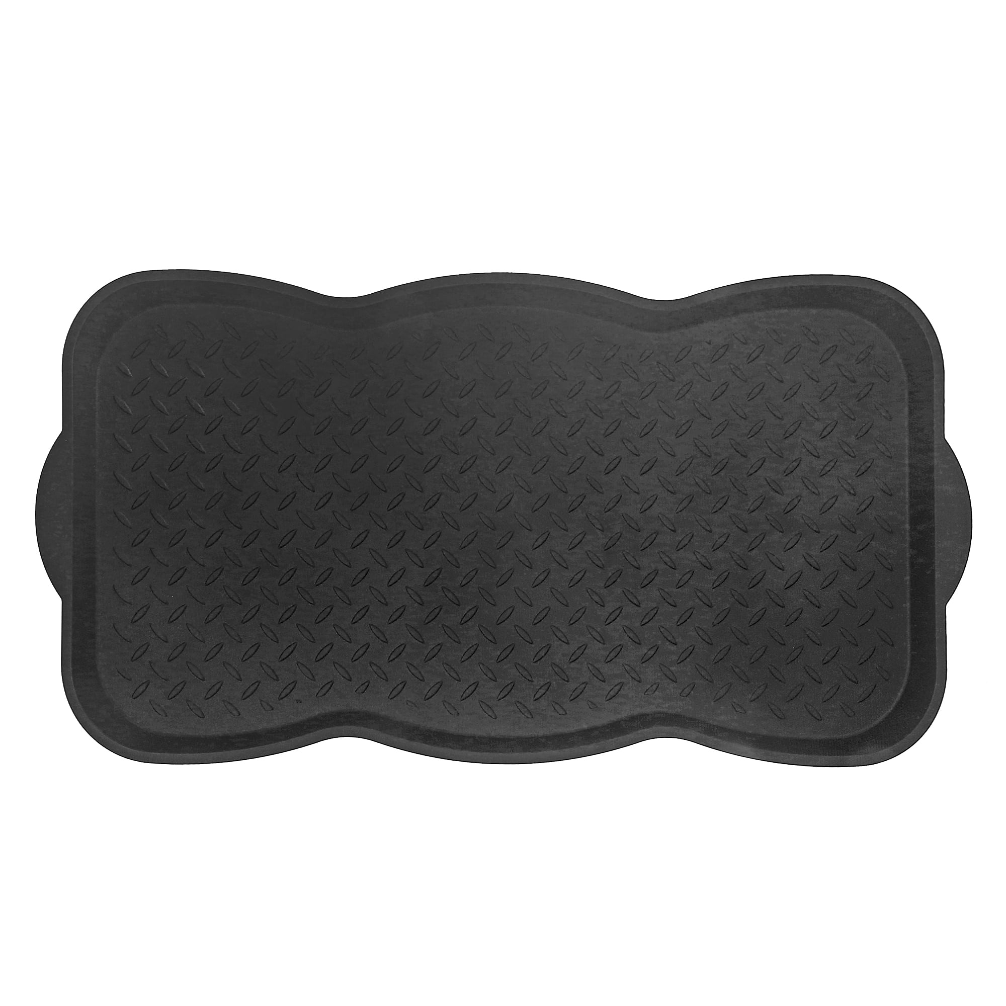 Maison Concepts Scalloped Edge Boot Tray (Black) 15" X 30" X 2 ...