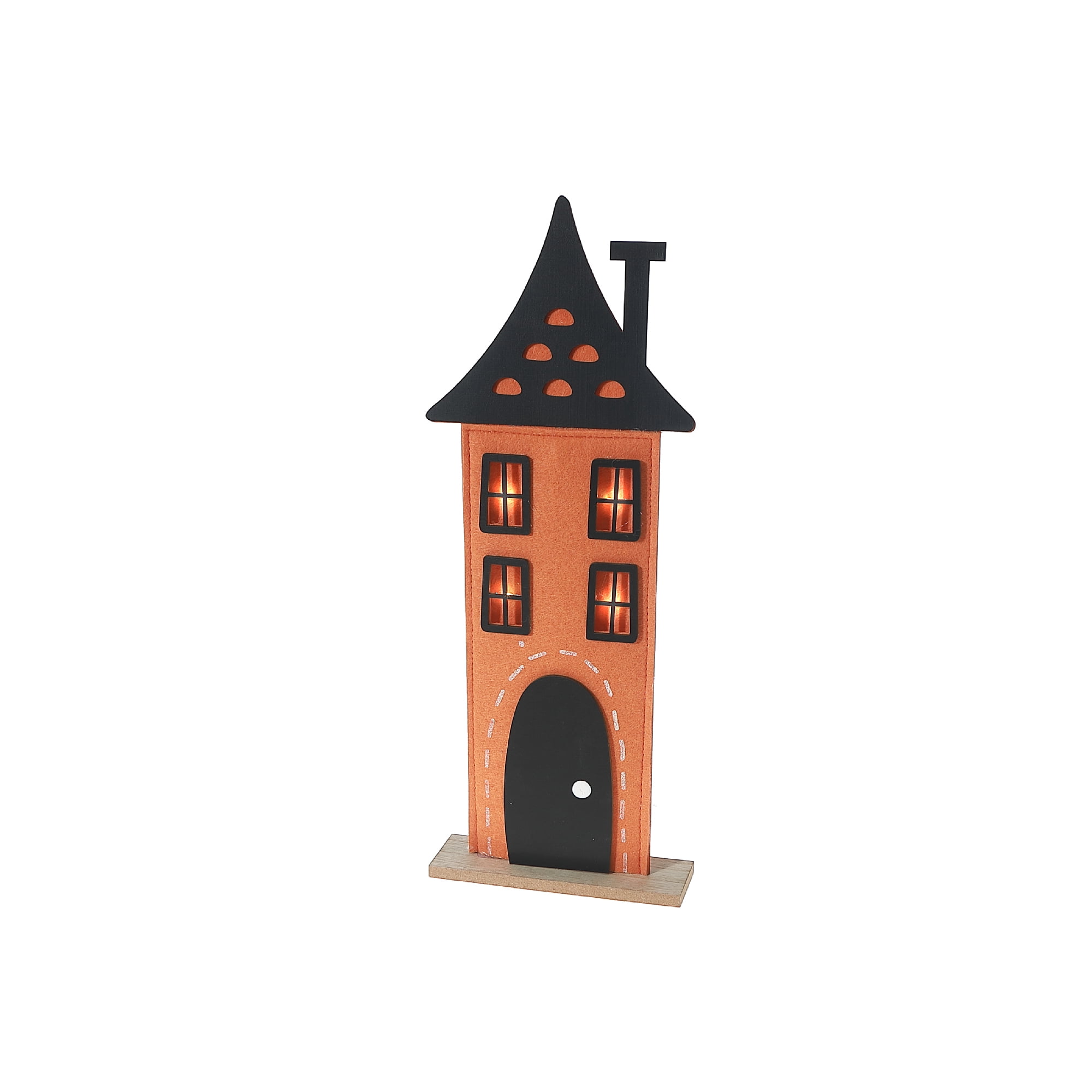Maison Concepts Tabletop Haunted Felt House Decor Large - 4.92 L x 1.97 ...