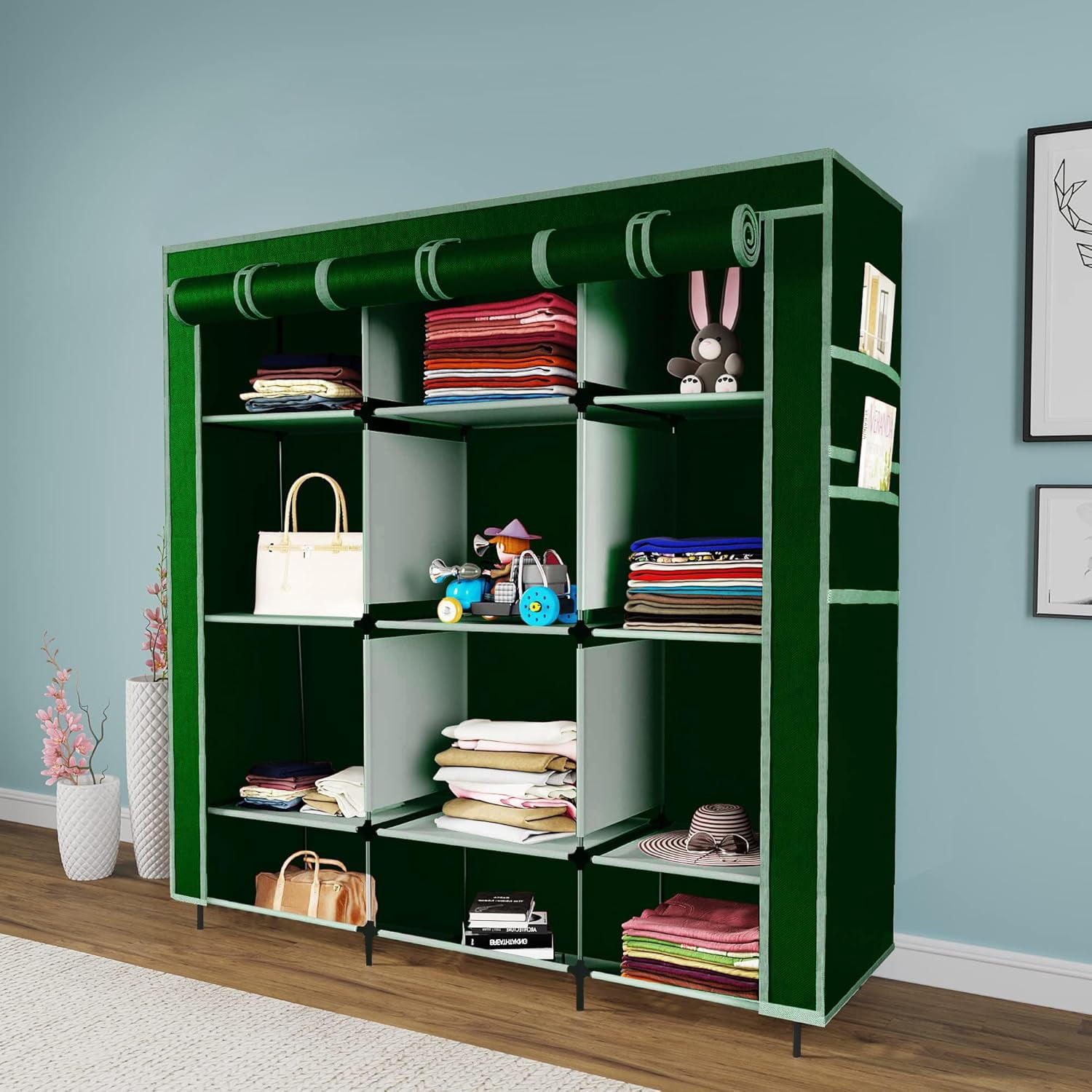 Maison Cuisine 12 Layer Collapsible Portable Foldable Wardrobe Storage ...