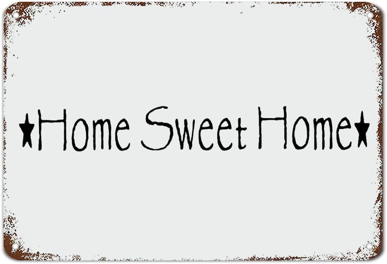 Maison En Bois Home Sweet Home Signer Signs with Funny Sayings Metal ...