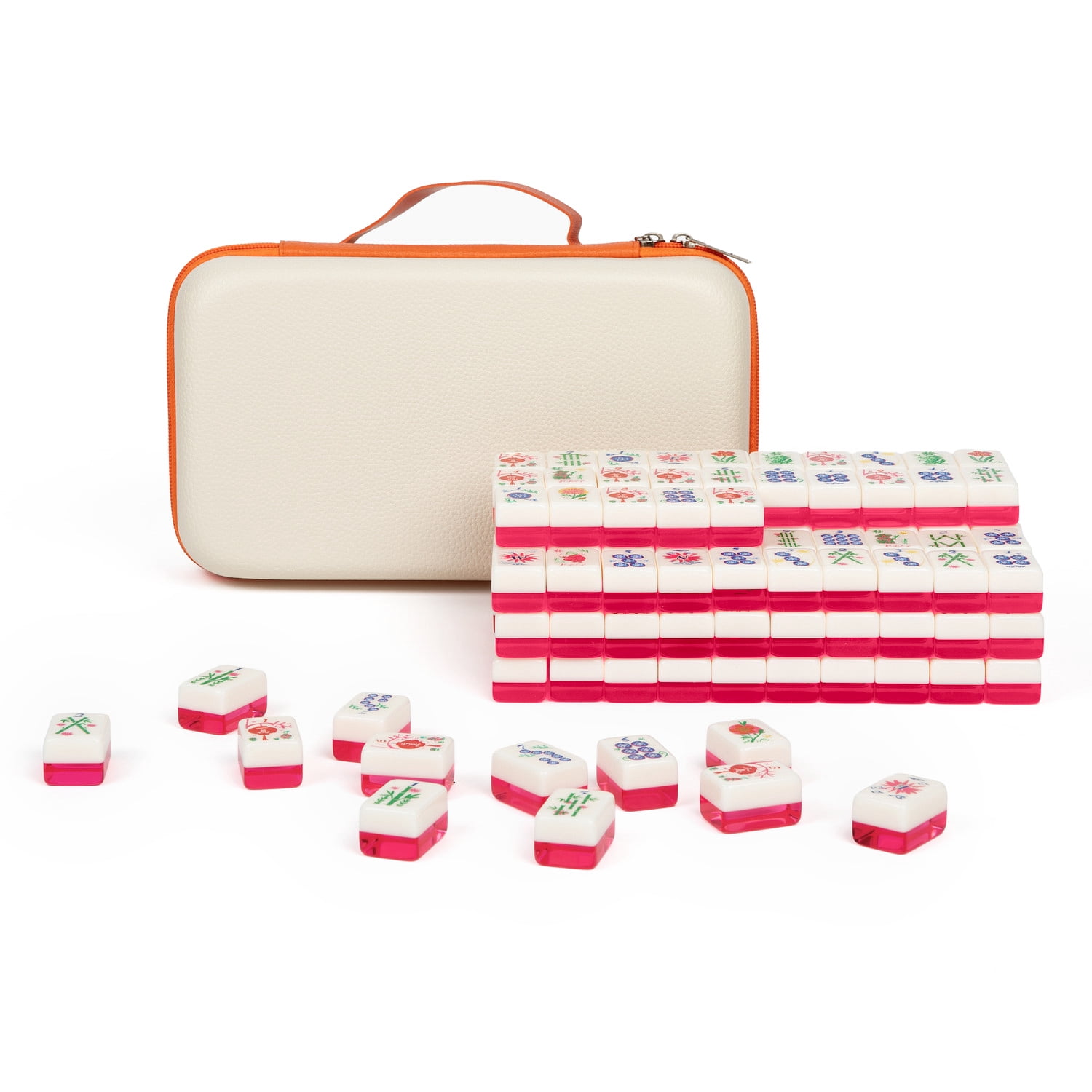 Maison Lude Blooming 160 Piece Acrylic Tiles and Carry Case - Walmart.com