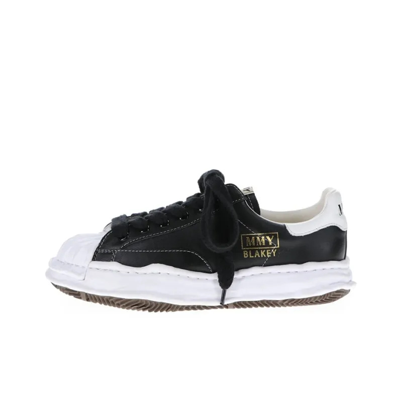 Maison MIHARA YASUHIRO Blakey OG Sole Leather Low Black MMY Men ...