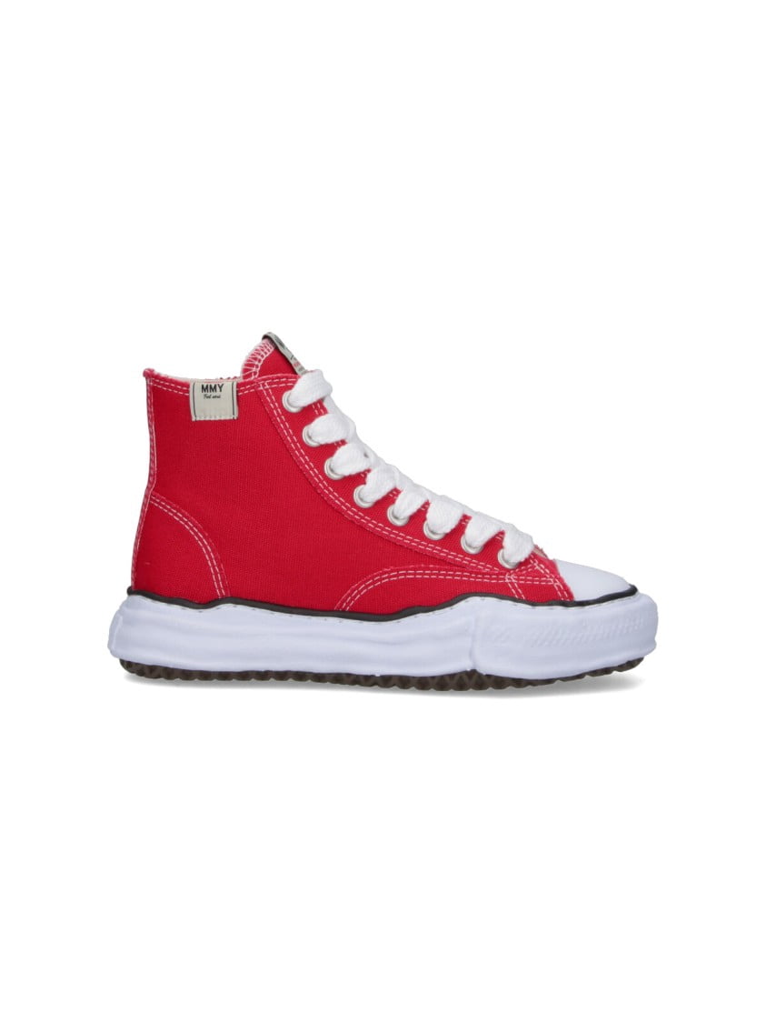 Maison Mihara Yasuhiro Low-Top Sneakers With Minimalistic Design Red ...