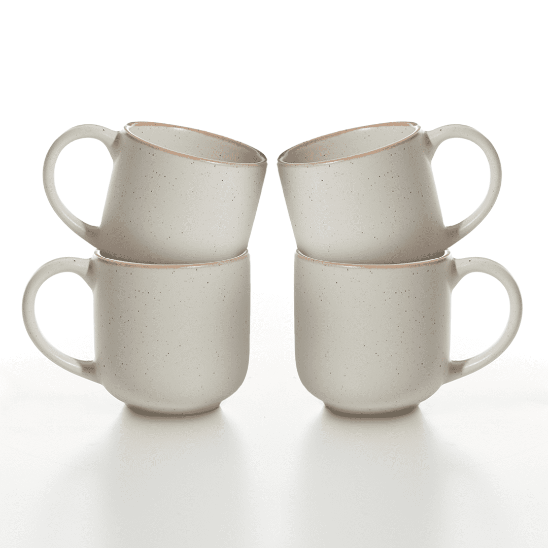 Maison Neuve Riverside Espresso Set of 4 3.3 oz Ceramic Mugs - Walmart.com