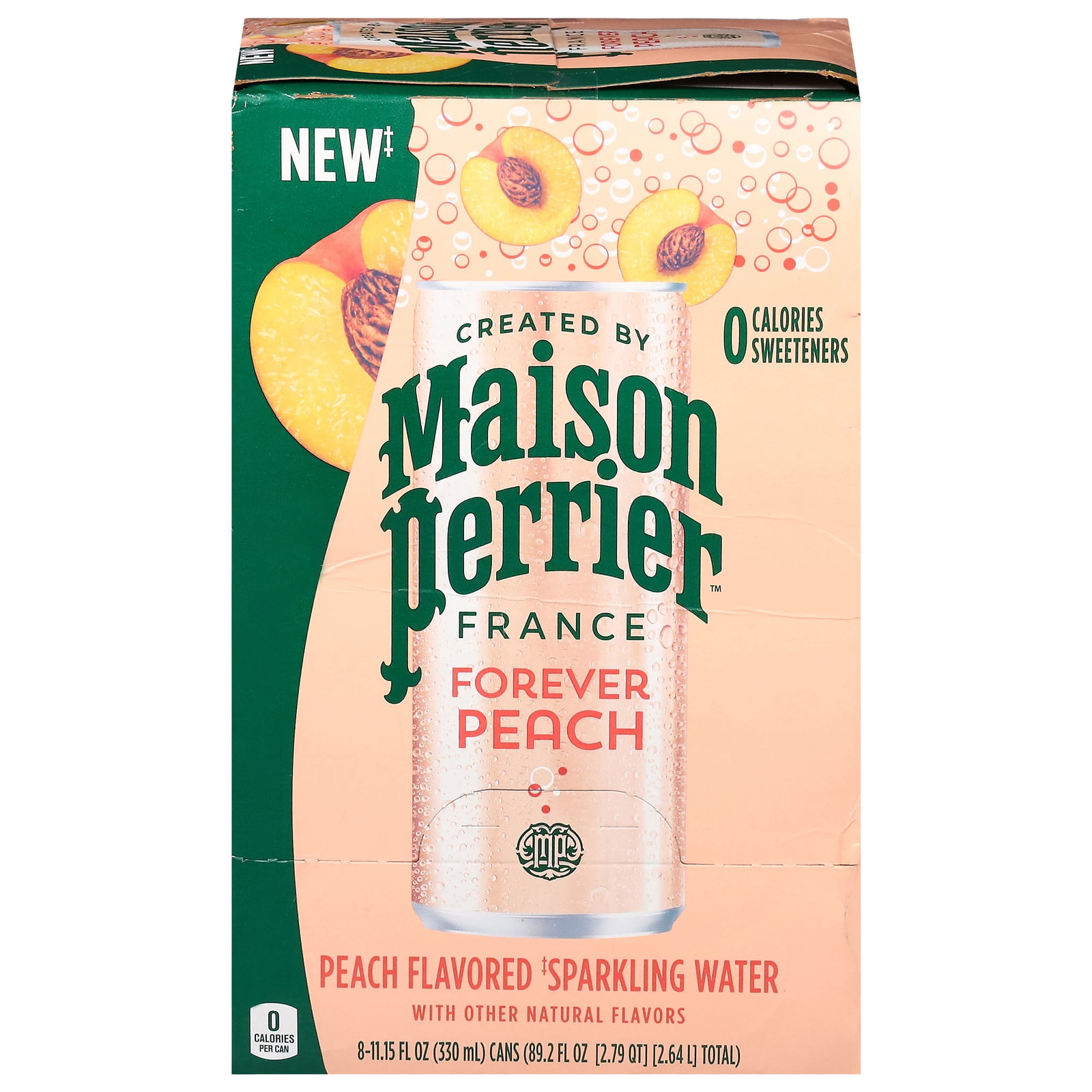 Maison Perrier - Sparkling Water Peach - Cs Of 3-8/11.15z - Walmart.com