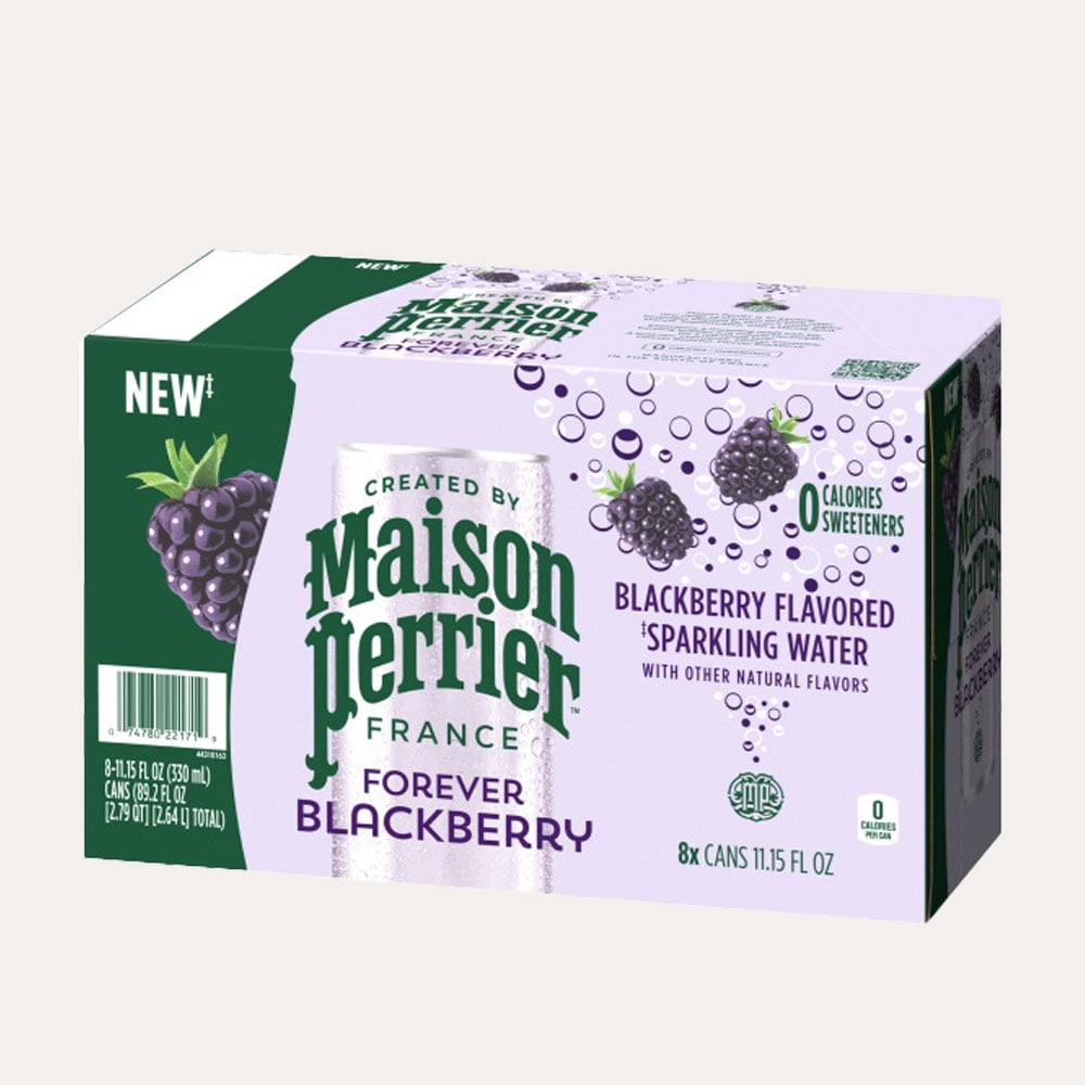 Maison Perrier France Forever Blackberry Flavored Sparkling Water, 11. ...