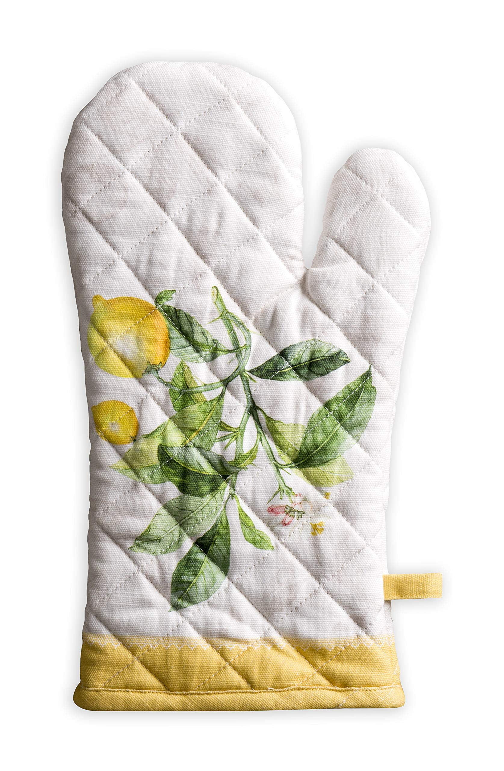 Maison d' Hermine Limoncello 100% Cotton Cooking Gloves | Oven Mitt for ...