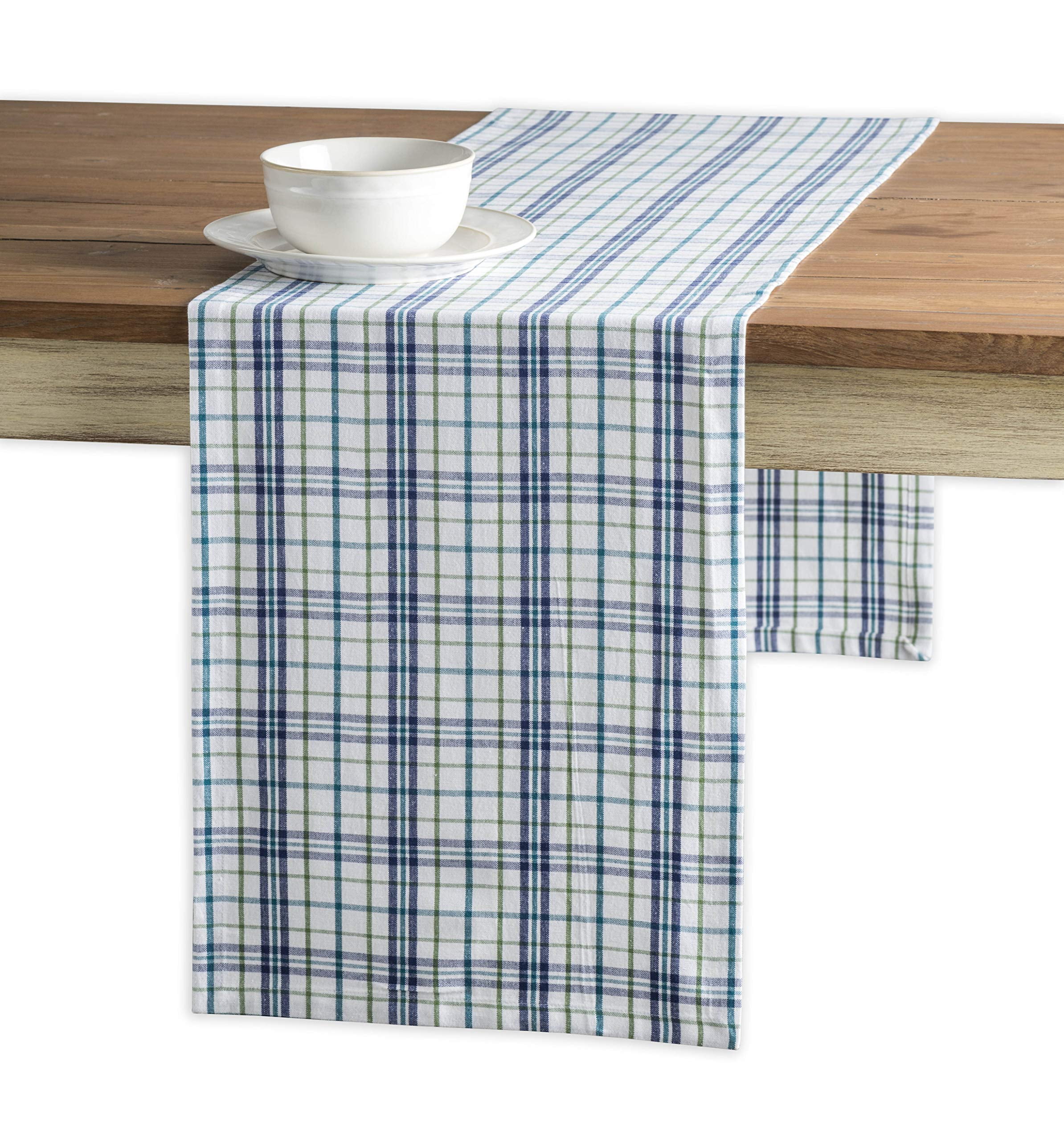 Maison d' Hermine Table Runner 100% Cotton 14.50 Inch x 108 Inch ...