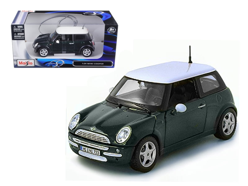 Maisto 1:24 Scale Mini Cooper Green Diecast Model Car - Walmart.com