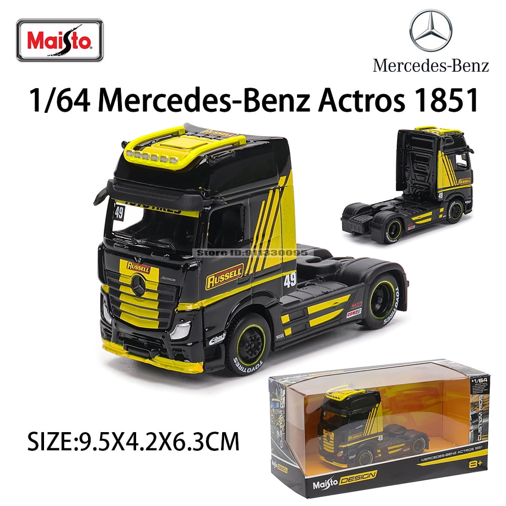 Maisto 1:64 Mercedes-Benz MACK Anthem International Trailer model ...