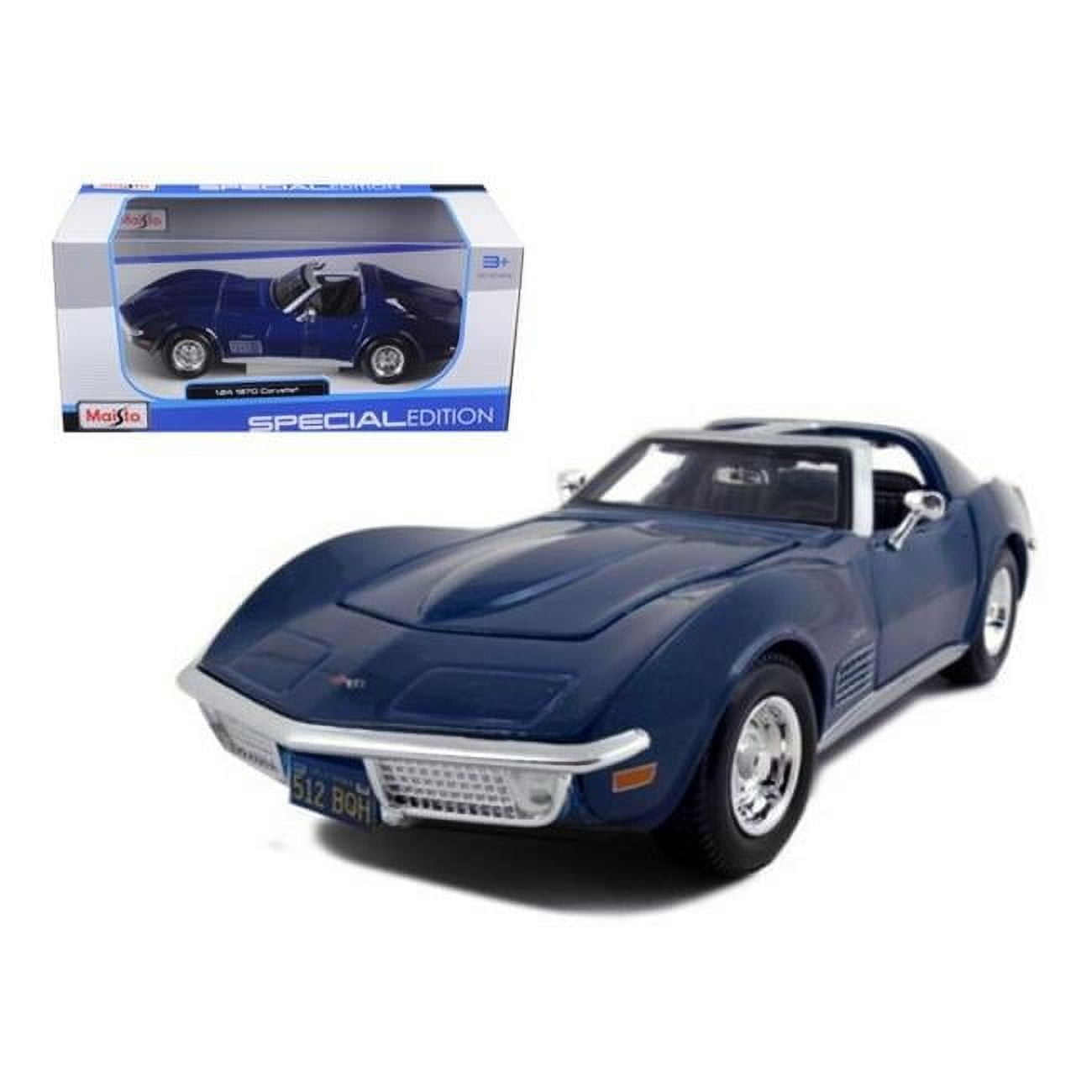 1970 Chevrolet Corvette Blue 1/24 Diecast Model Car by Maisto - Walmart.com