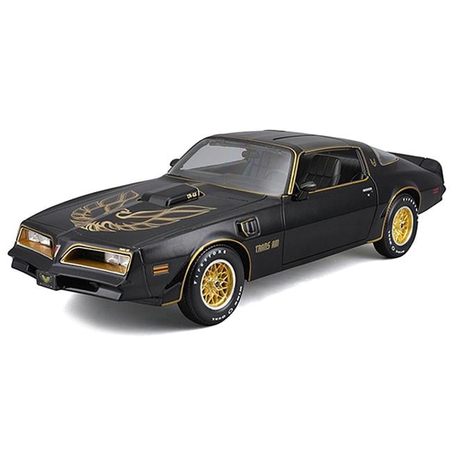 Maisto 1978 Pontiac Firebird Trans Am Black Metallic with Hood Graphics ...