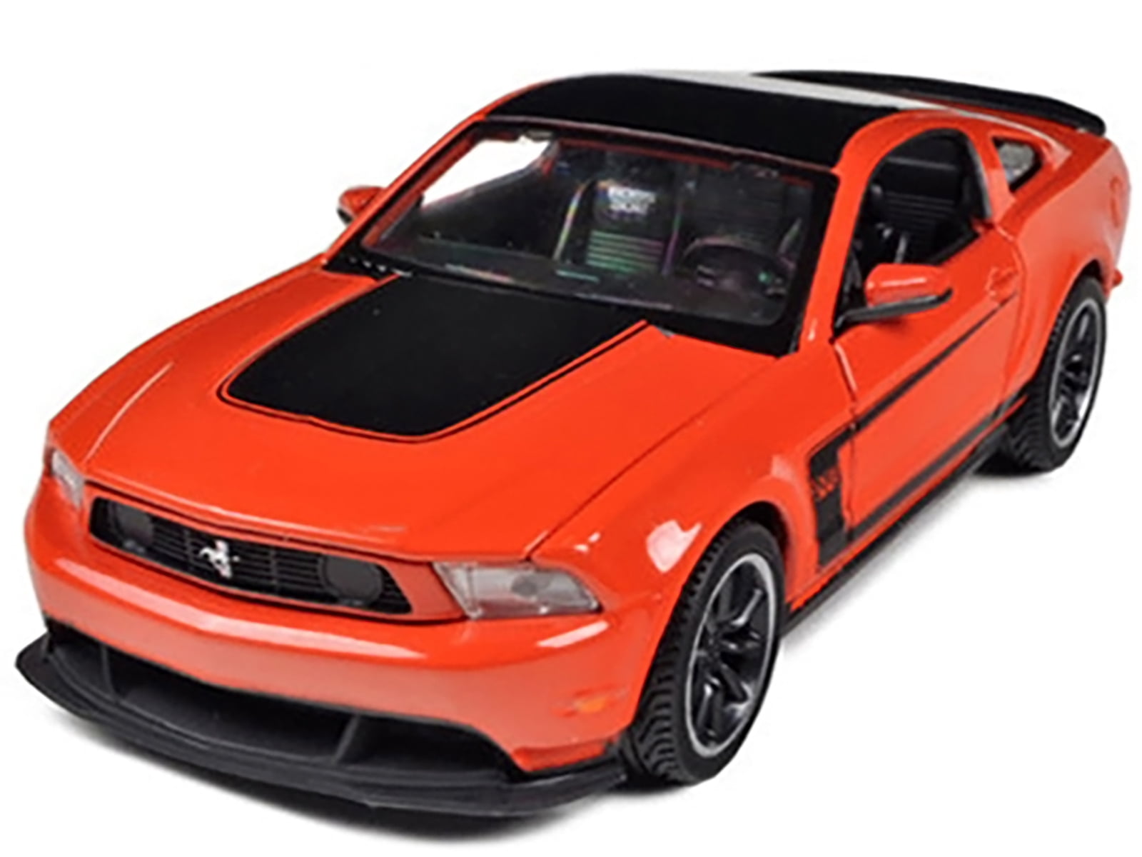 Maisto 2012 Ford Mustang Boss 302 Diecast Toy Car, Orange, 1/24 Scale ...