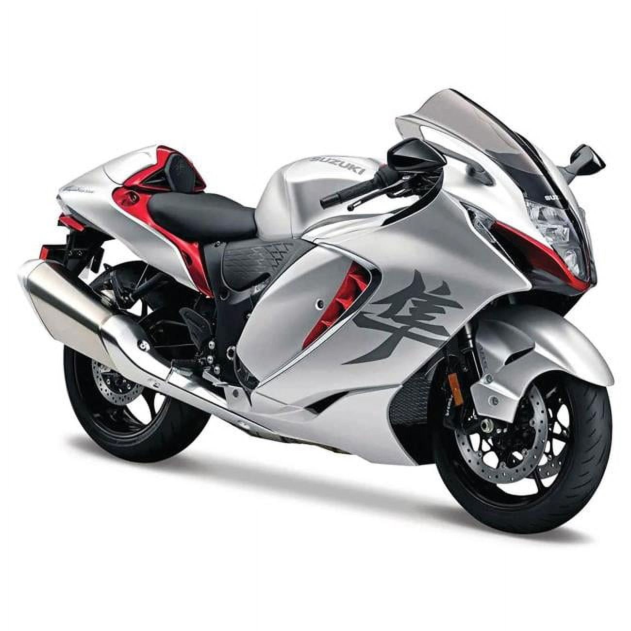 Maisto 2022 Suzuki Hayabusa Silver Metallic 1-12 Diecast Motorcycle ...