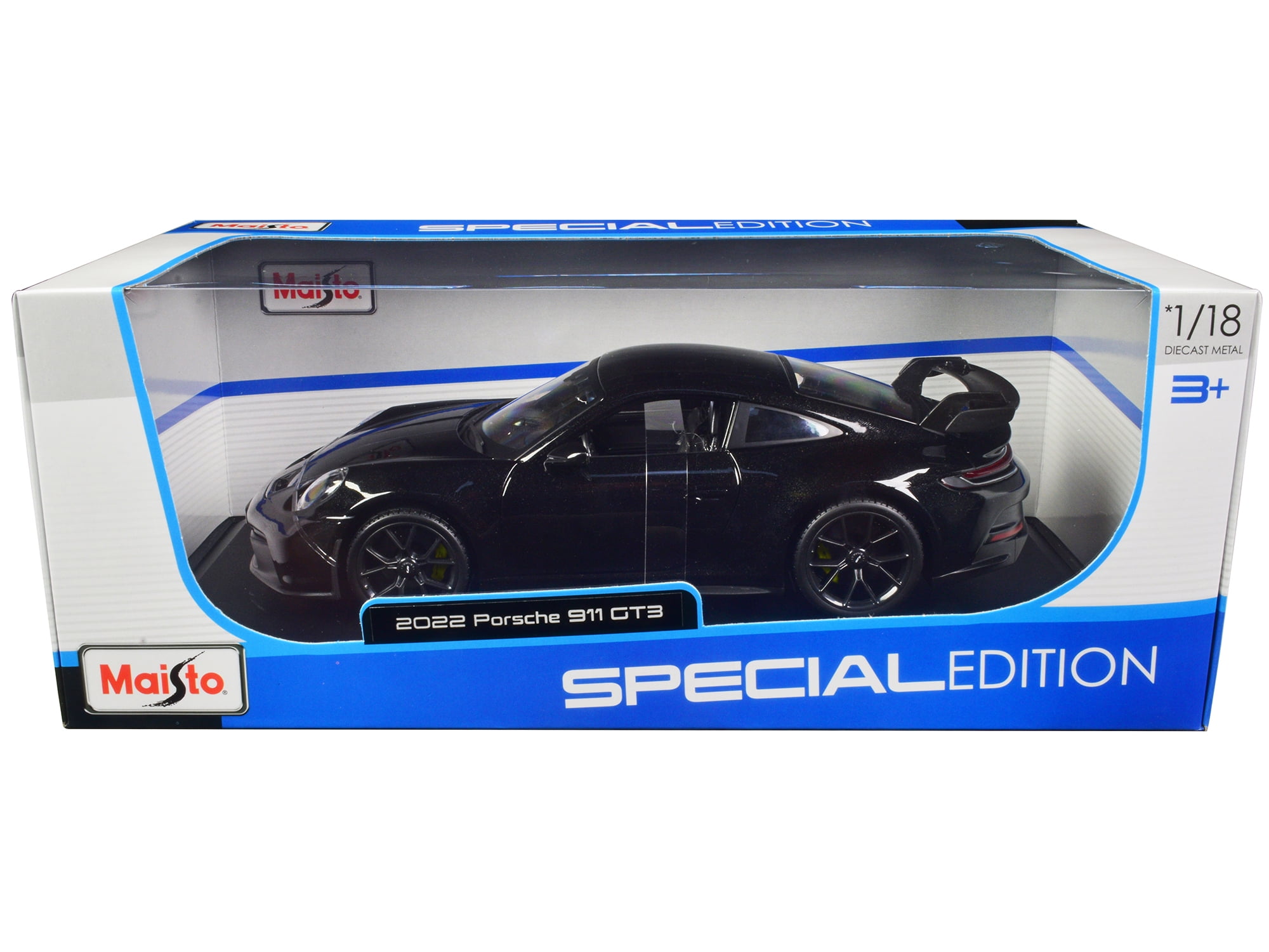 Maisto Diecast Toys: 2022 Porsche 911 GT3 Black Metallic Special ...