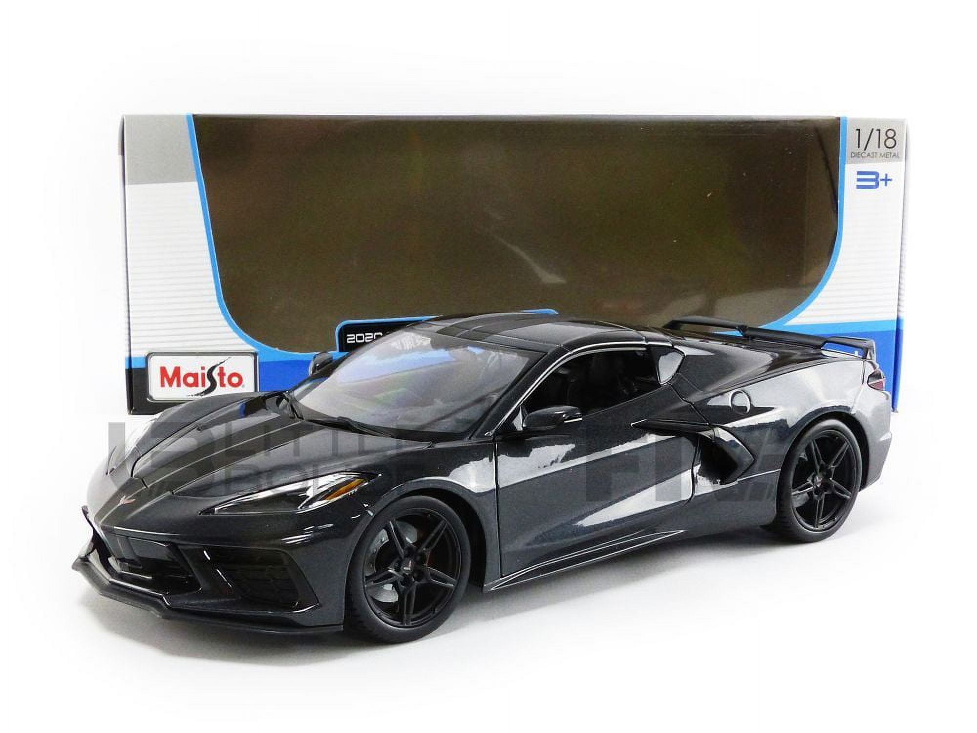 Maisto Chevrolet Corvette C8 Stingray - 2020 Play Vehicle, Metal Gray ...