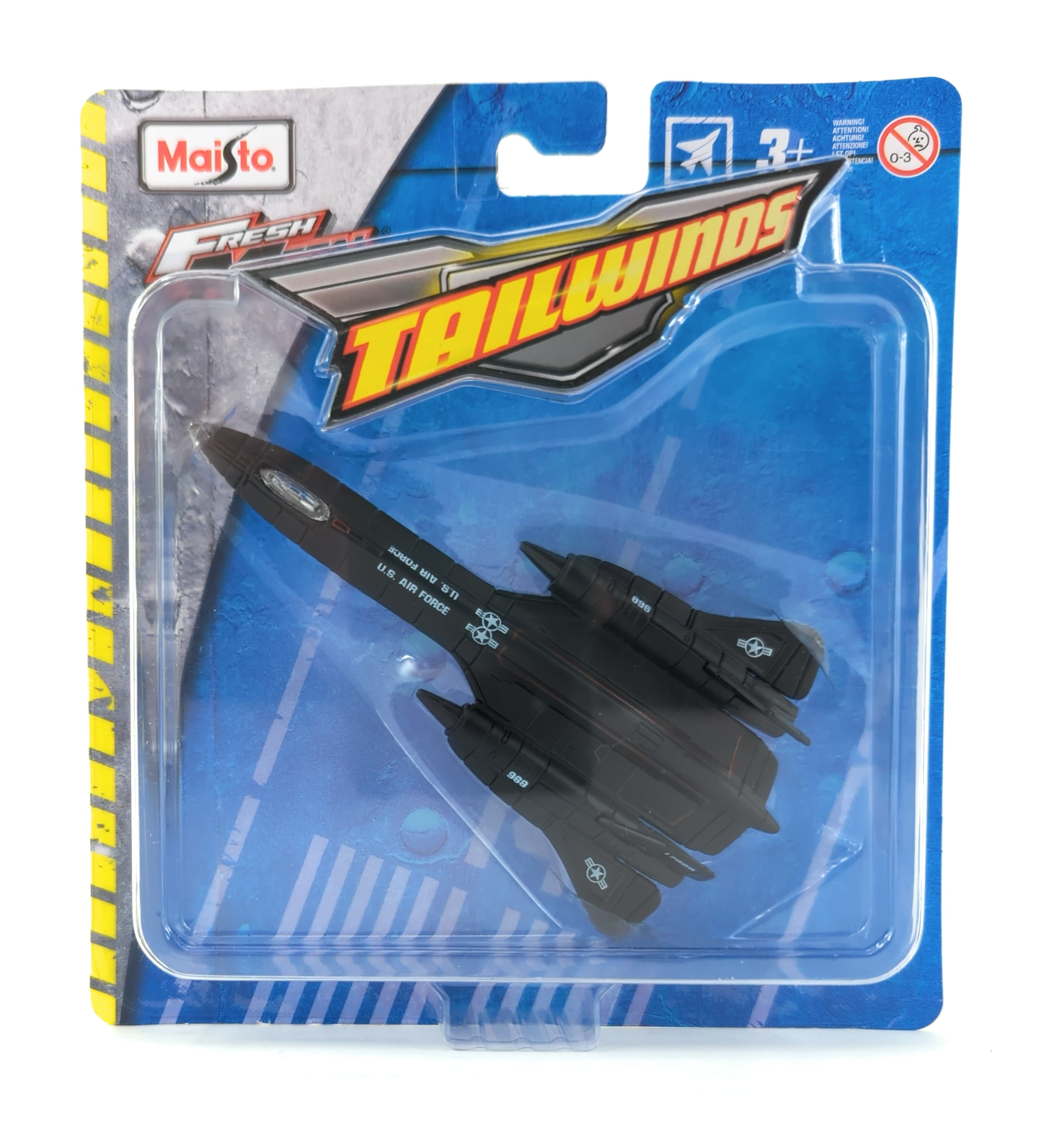 Maisto Tailwinds SR-71 Blackbird Spy Jet Plane Die-Cast Metal 4 Inch ...