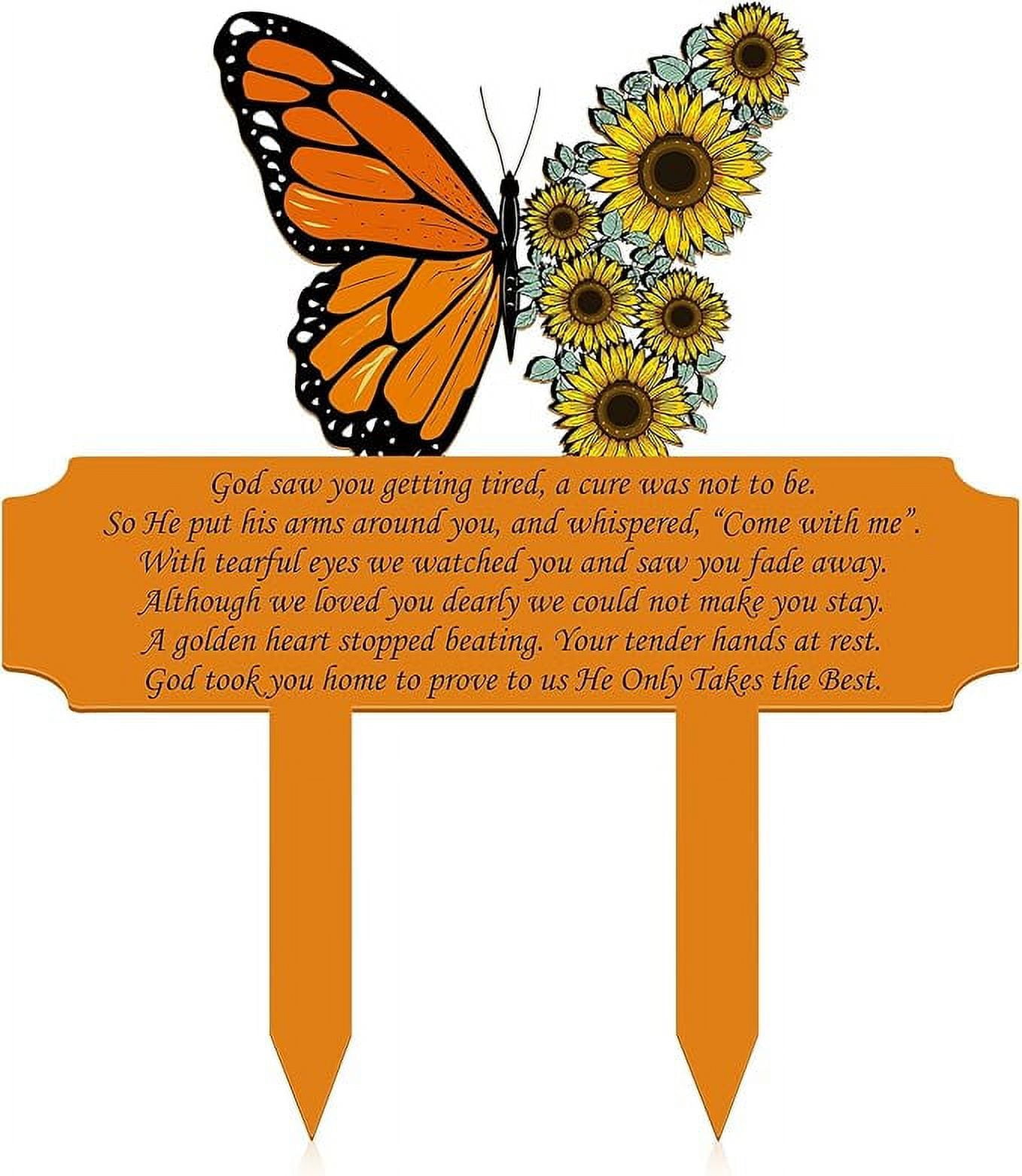 Maitys Memorial Stakes Grave Decorations for Cemetery Grave Plaque ...