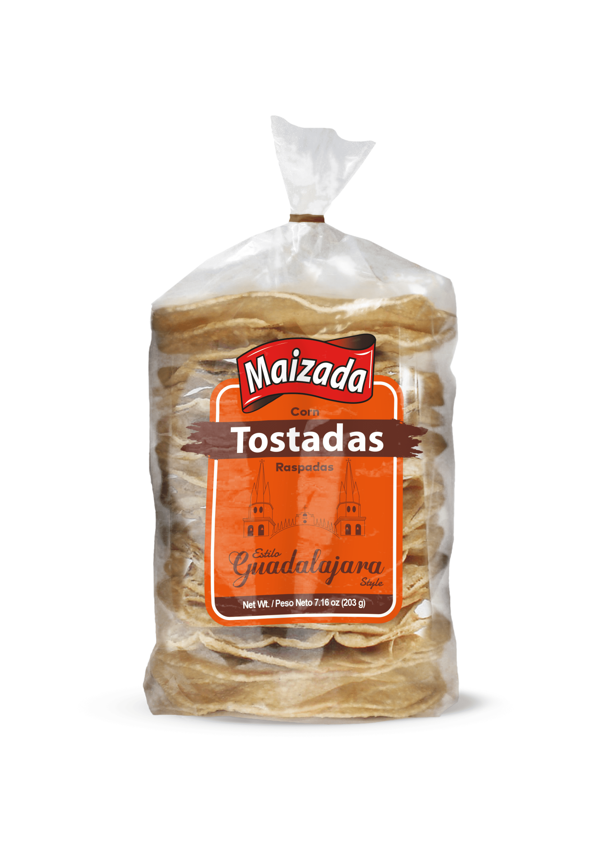 Maizada Tostadas Raspadas "Estilo Guadalajara” 7.16oz - Walmart.com