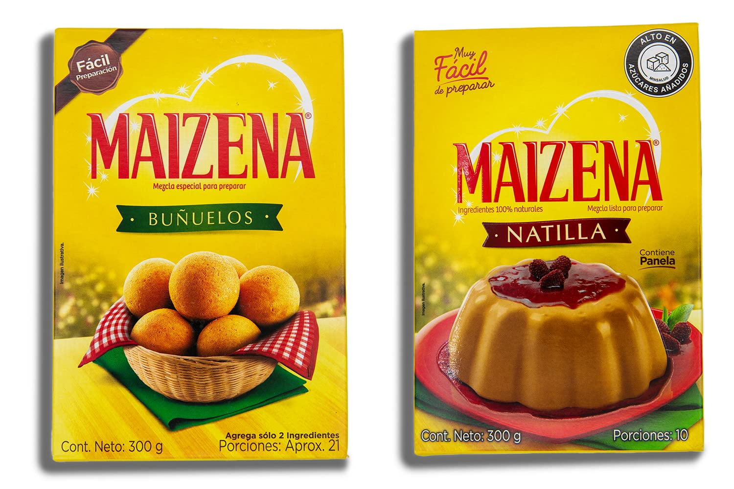 Maizena Buñuelos & Natilla Mix Bundle (300g each) - Imported from ...