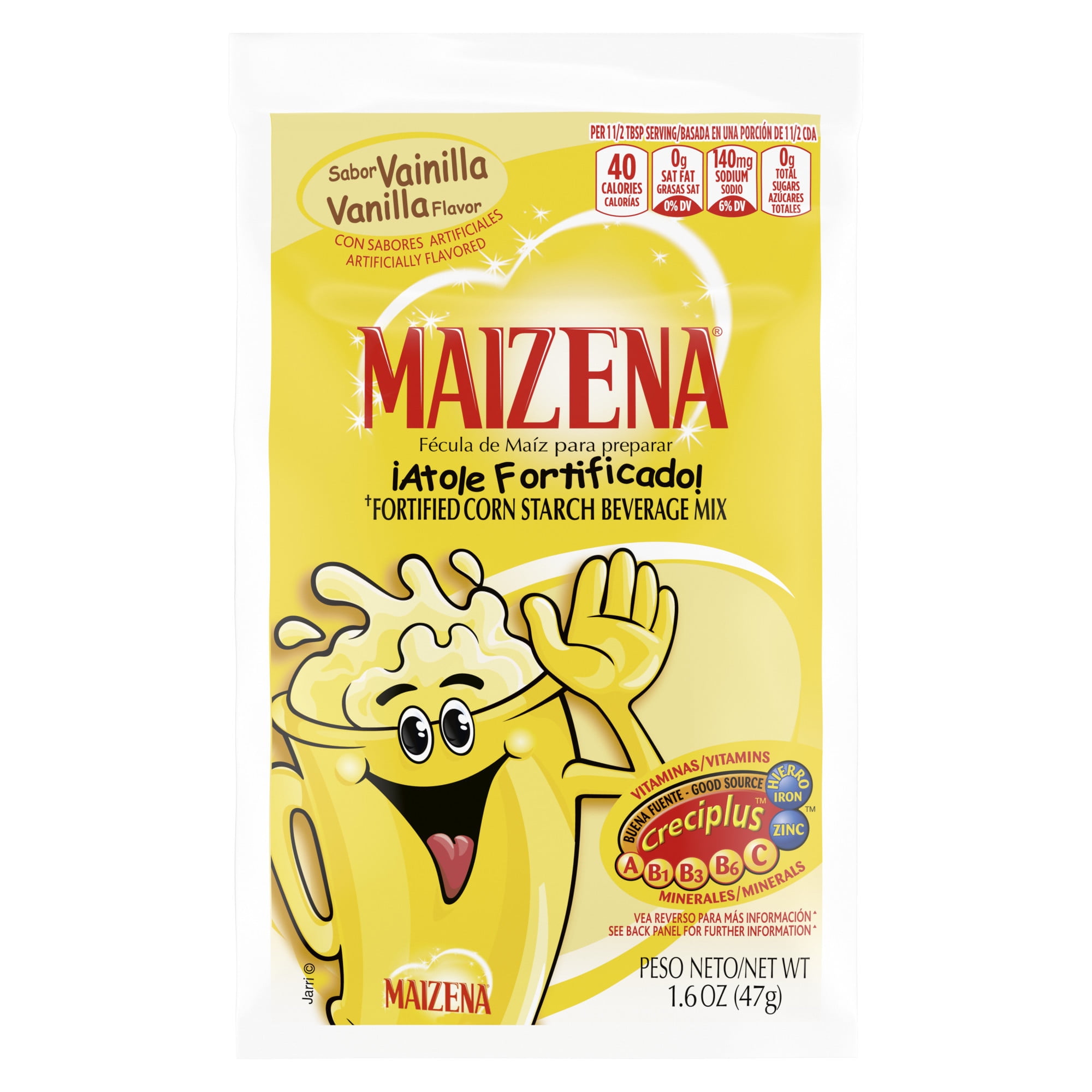Maizena Fortified Corn Starch Vanilla Atole Drink Mix Powder, Rich in ...