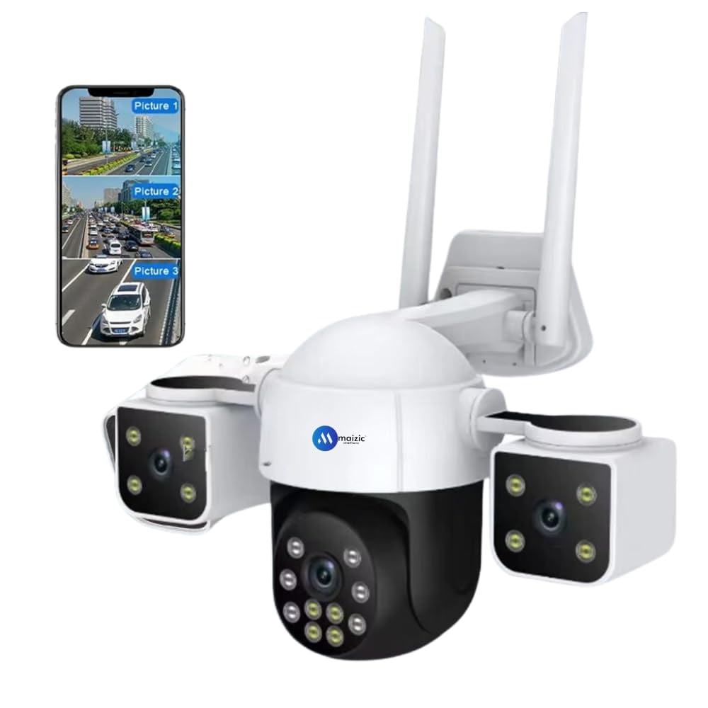 Maizic Smarthome Batman 4G Sim Based 8MP HD 3in1 Screen View CCTV ...