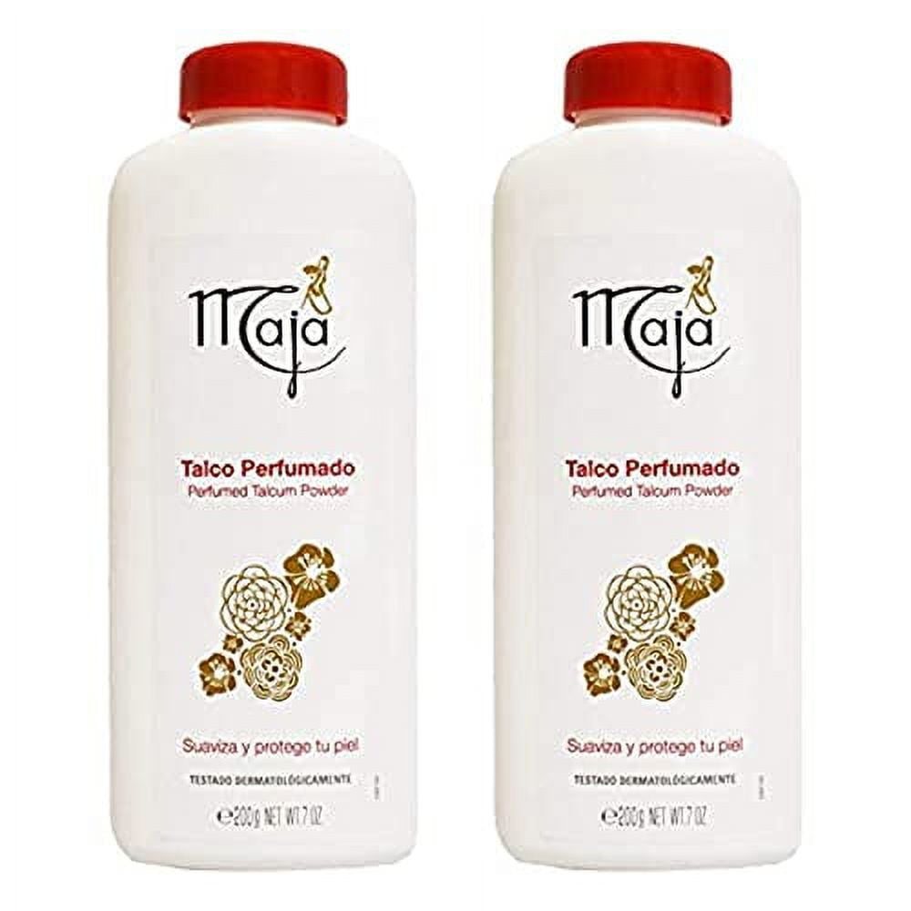 Maja Perfumed Talcum Powder-Talco Perfumado 7 oz. 2-PACK - Walmart.com