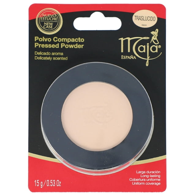 Maja Powder, Translucent, Uniform Makeup Coverage, Natural Color, 0.53 ...