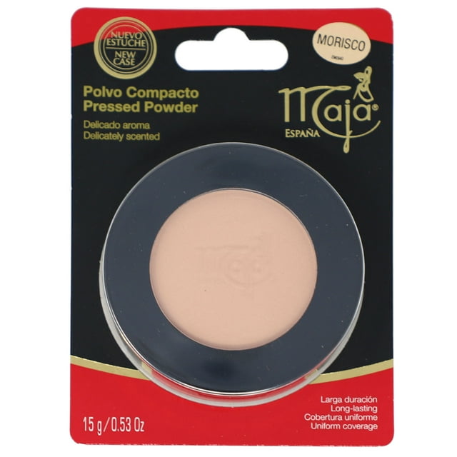 Maja Pressed Powder Compact Morisco Beige, Uniform Makeup Coverage, 0. ...