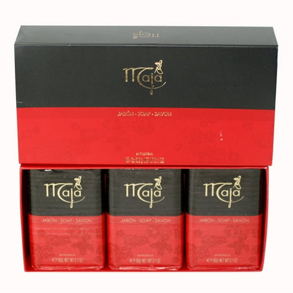Maja by Myrurgia Women's Soap, 3 Piece Gift Set Including Rose, Jasmine ...