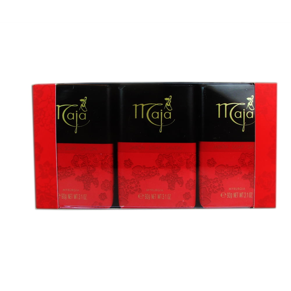 Maja Women by Myrurgia 3 x 3.15 oz Rectangular Soap - Walmart.com
