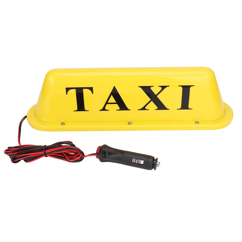 Majatou Taxi Sign Lamp, IFF17 Taxi LED Light 12V LED Magnetic Taxi Sign ...