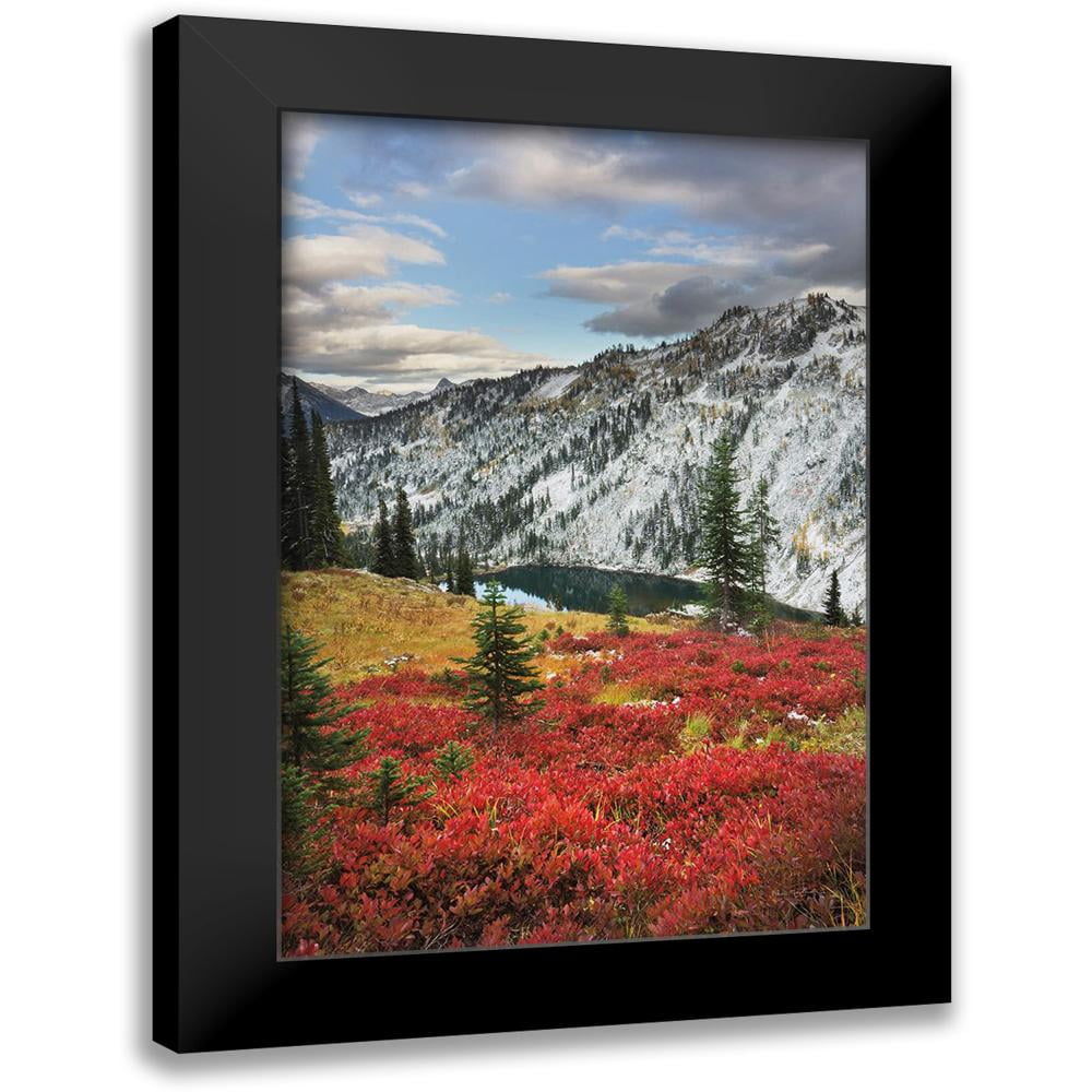 Majchrowicz, Alan 11x14 Black Modern Framed Museum Art Print Titled - Lake Ann North Cascades ...