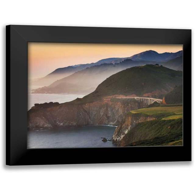 Majchrowicz, Alan 14x11 Black Modern Framed Museum Art Print Titled - Big Sur I - Walmart.com