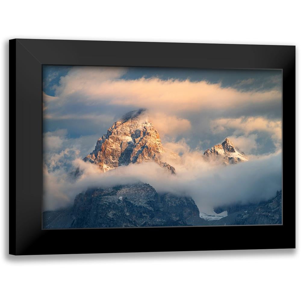 Majchrowicz, Alan 14x11 Black Modern Framed Museum Art Print Titled - Grand Teton Clouds Color ...