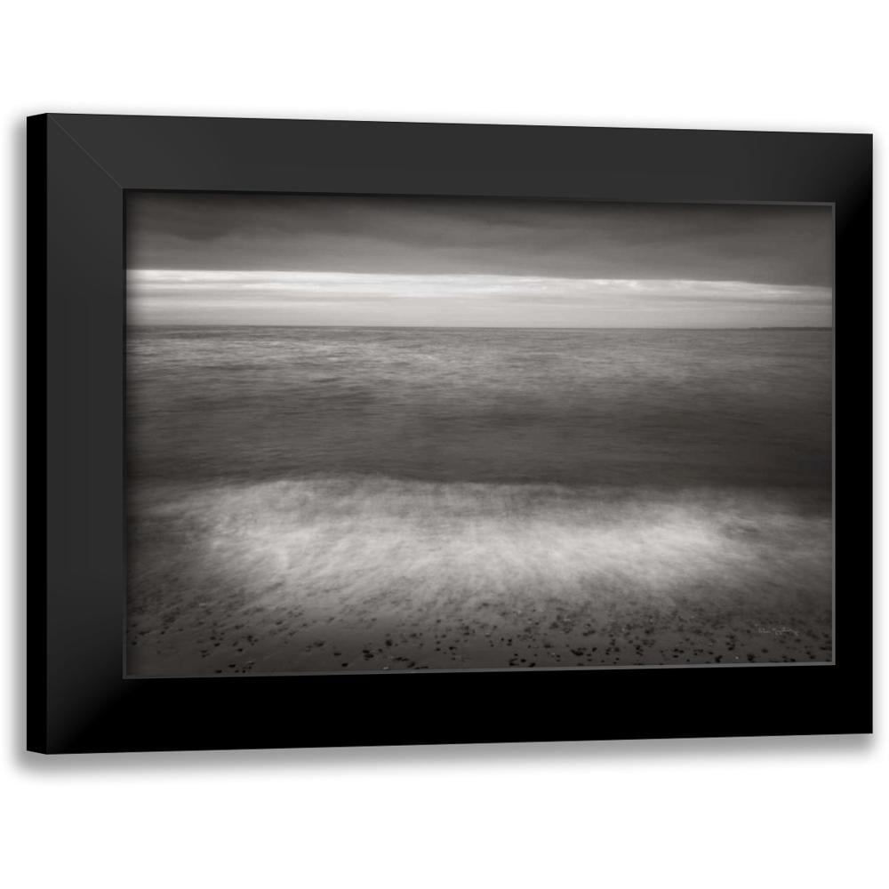 Majchrowicz, Alan 14x11 Black Modern Framed Museum Art Print Titled - Lake Superior Beach II BW ...