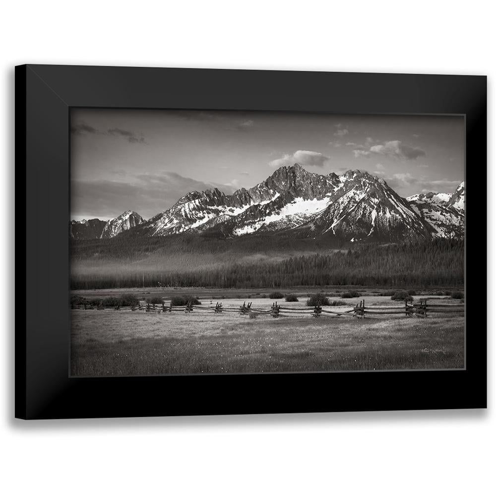 Majchrowicz, Alan 14x11 Black Modern Framed Museum Art Print Titled - Stanley Basin - Walmart.com