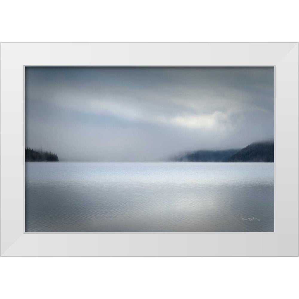 Majchrowicz, Alan 14x11 White Modern Wood Framed Museum Art Print Titled - Lake Reflection Idaho ...