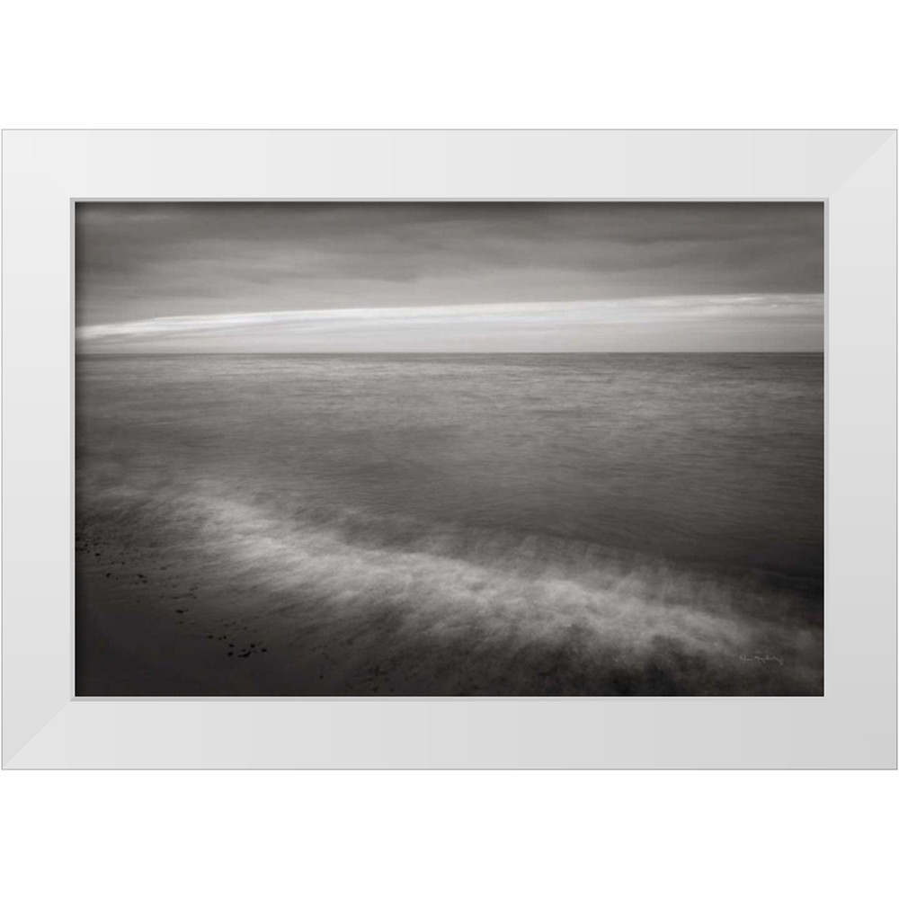 Majchrowicz, Alan 14x11 White Modern Wood Framed Museum Art Print Titled - Lake Superior Beach I ...