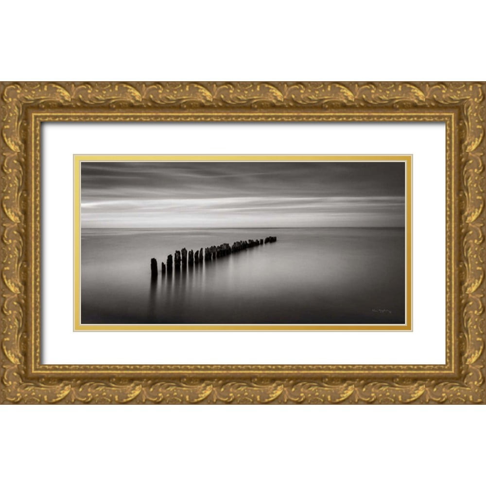 Majchrowicz, Alan 18x11 Gold Ornate Wood Framed with Double Matting ...